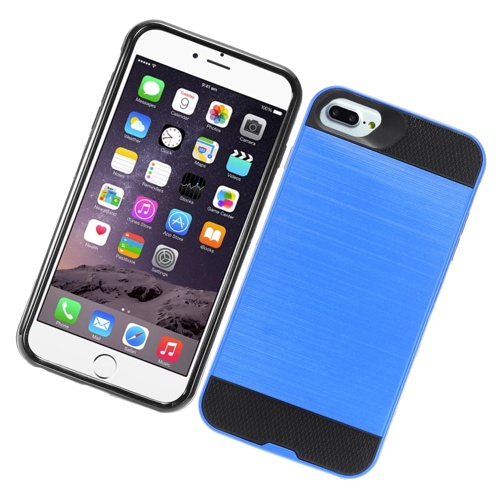 iPhone 6 Plus Phone Case, 2-Piece Style Hybrid Shockproof Hard Case ...