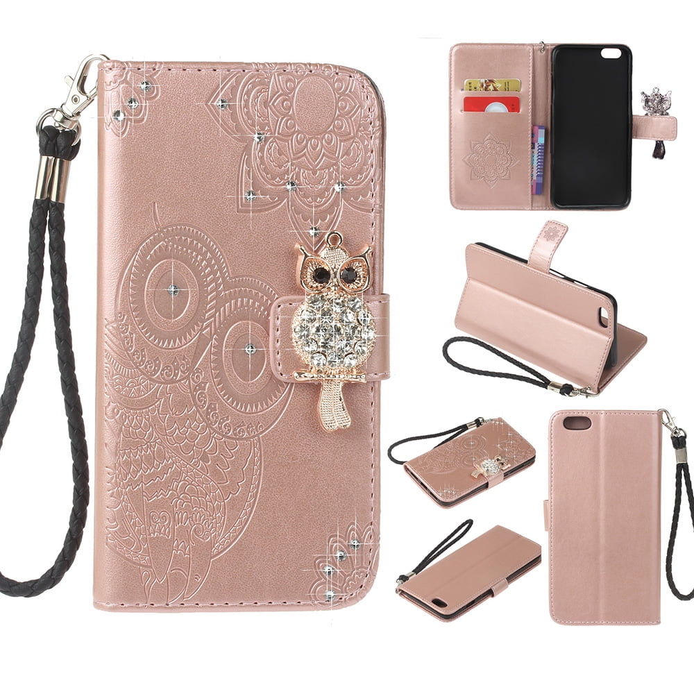 iPhone 6S Case, iPhone 6 Case Girls, Allytech Cute Glitter Owl Fashion ...