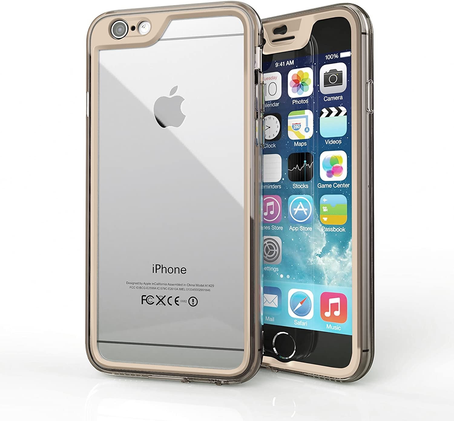 iPhone 6s Case, rooCASE [Glacier TOUGH] Hybrid Scratch Resistant Clear ...