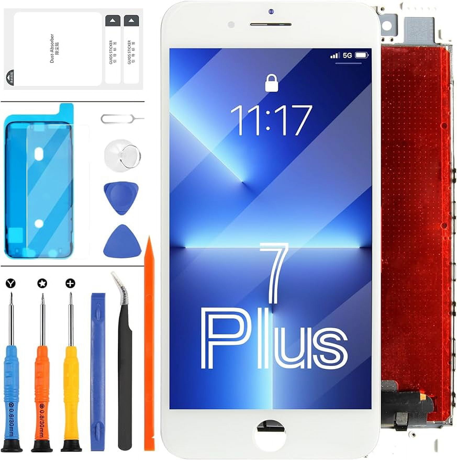 for iPhone 7 Plus Screen Replacement White 5.5Inch Full Assembly for ...