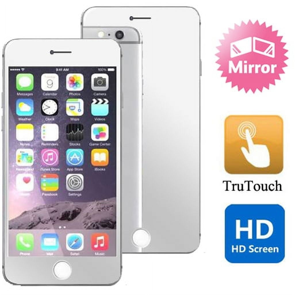 iPhone 8 7 6S 6 - Film Mirror Screen Protector Display Cover - Walmart.com