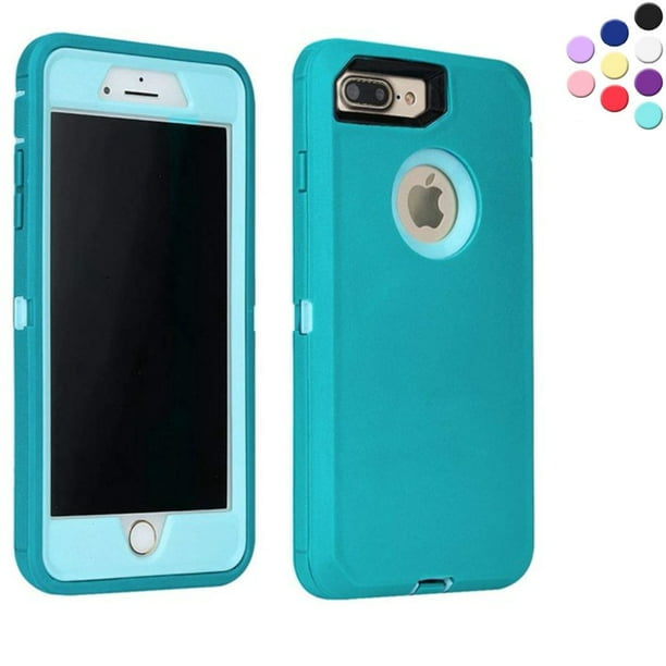 iPhone 8 Plus Heavy Duty Case {Shock Proof Case with 3 Layer Rubber ...