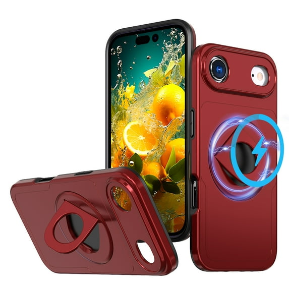 for iPhone Air Case with Kickstand Sliding Camera Cover, Military Grade ...