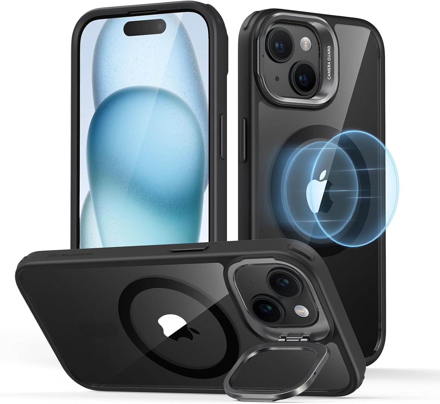 for iPhone Air Case with Stash Stand, Camera Control Cover Compatible ...