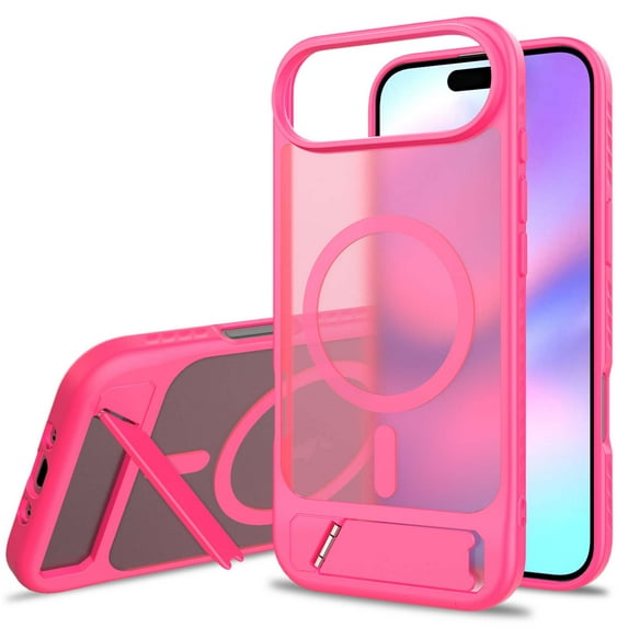 For iPhone Air Magnetic Phone Case,Built-in Retractable Kickstand ...