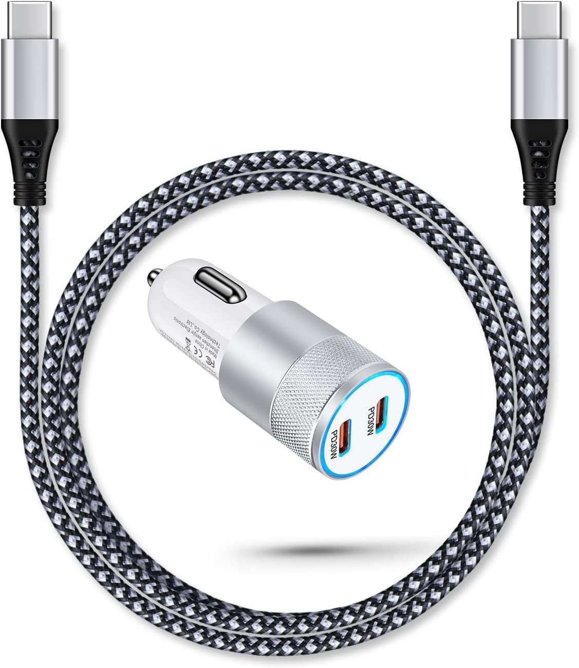 iPhone Air USB C Car Charger for iPhone 17 16e 16 15 Pro Max, Car ...