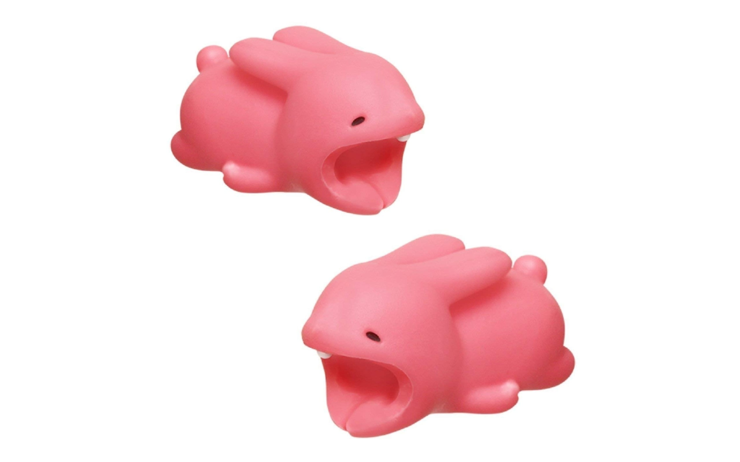 iPhone & Android Cable Protectors Animal Biters - 2pk Bunny - Walmart.com