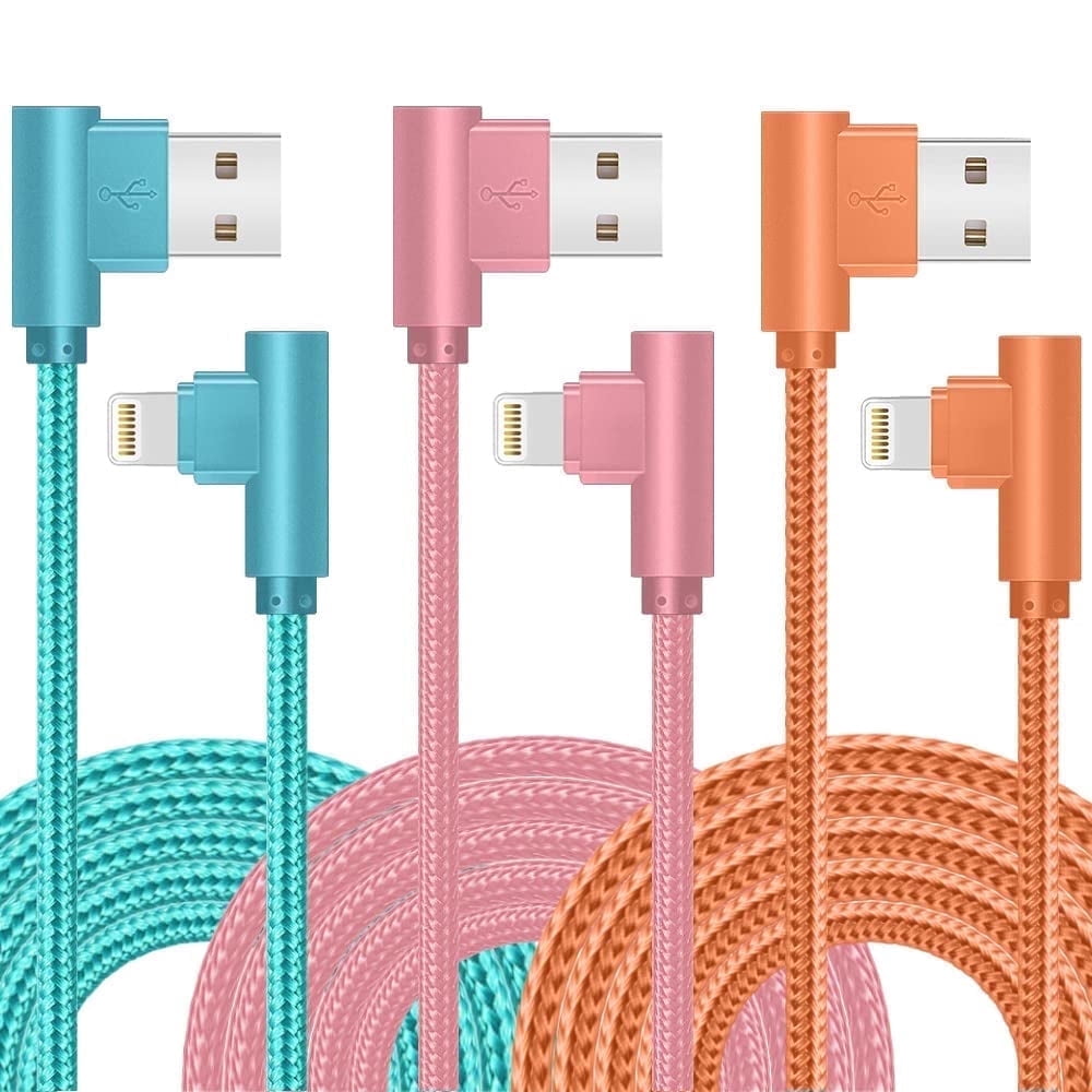 APFEN Apple MFI Certified 10FT 3Pack Lightning Cable, Fast Charging for ...
