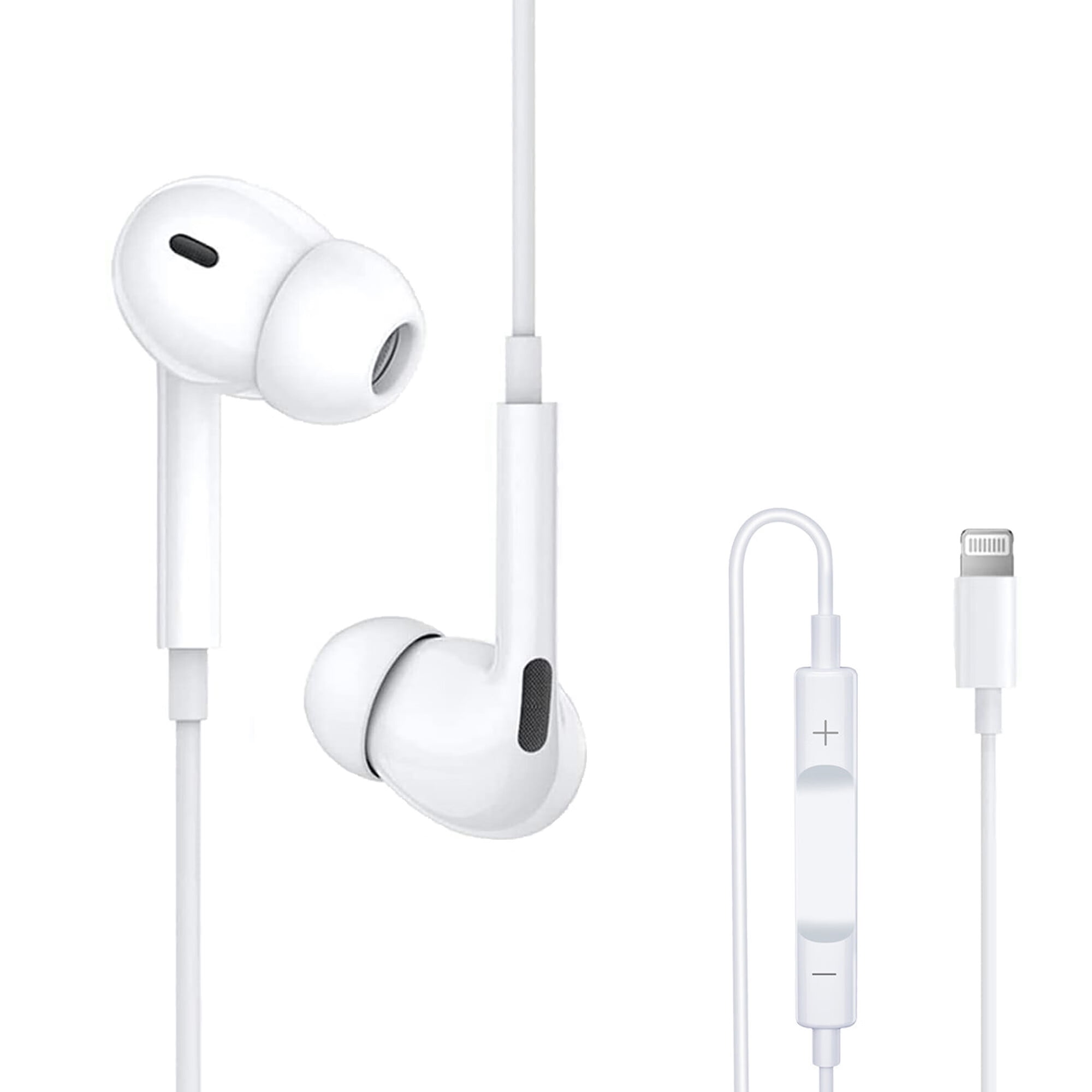 Apple iPhone Wired Earphone with Mic, Lightning Connector, Compatible ...
