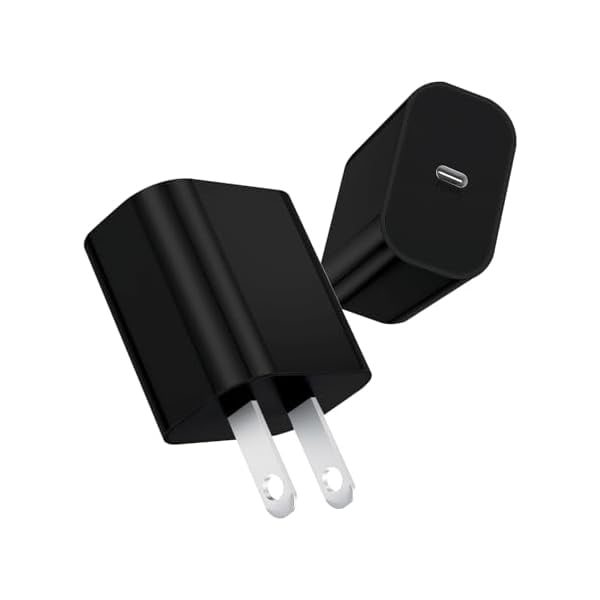 iPhone Fast Charger Block, [Apple MFi] 20W USB C Wall Charging Plug ...