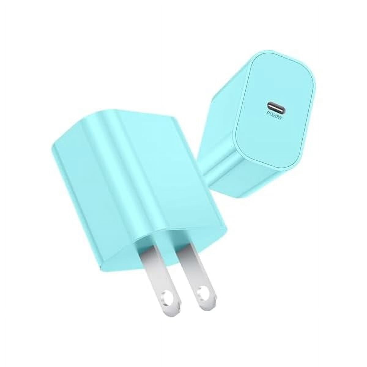 iPhone Fast Charger Block, [Apple MFi] 20W USB C Wall Charging Plug ...