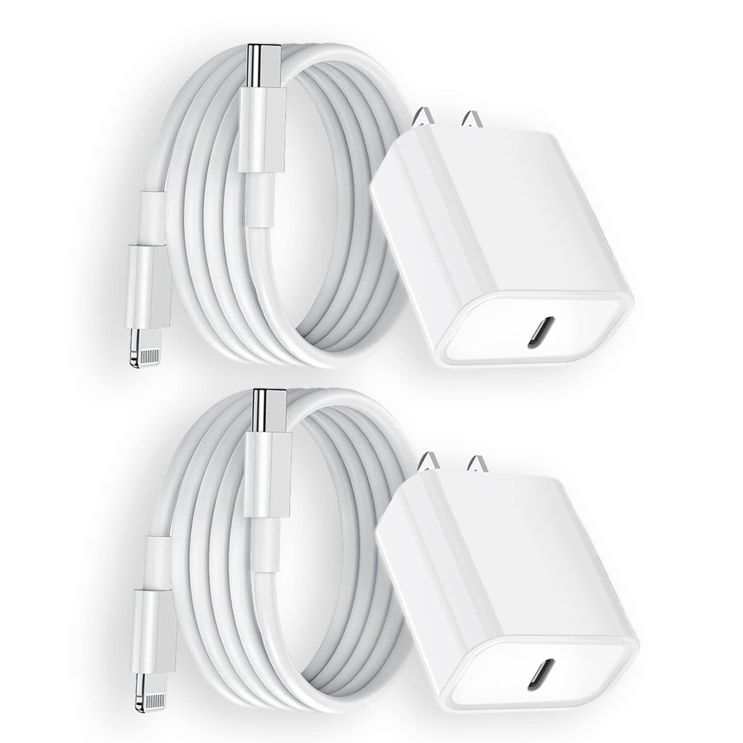 iPhone Fast Charger Cable,Fast Charger iPhone 20W PD USB C Wall Charger ...