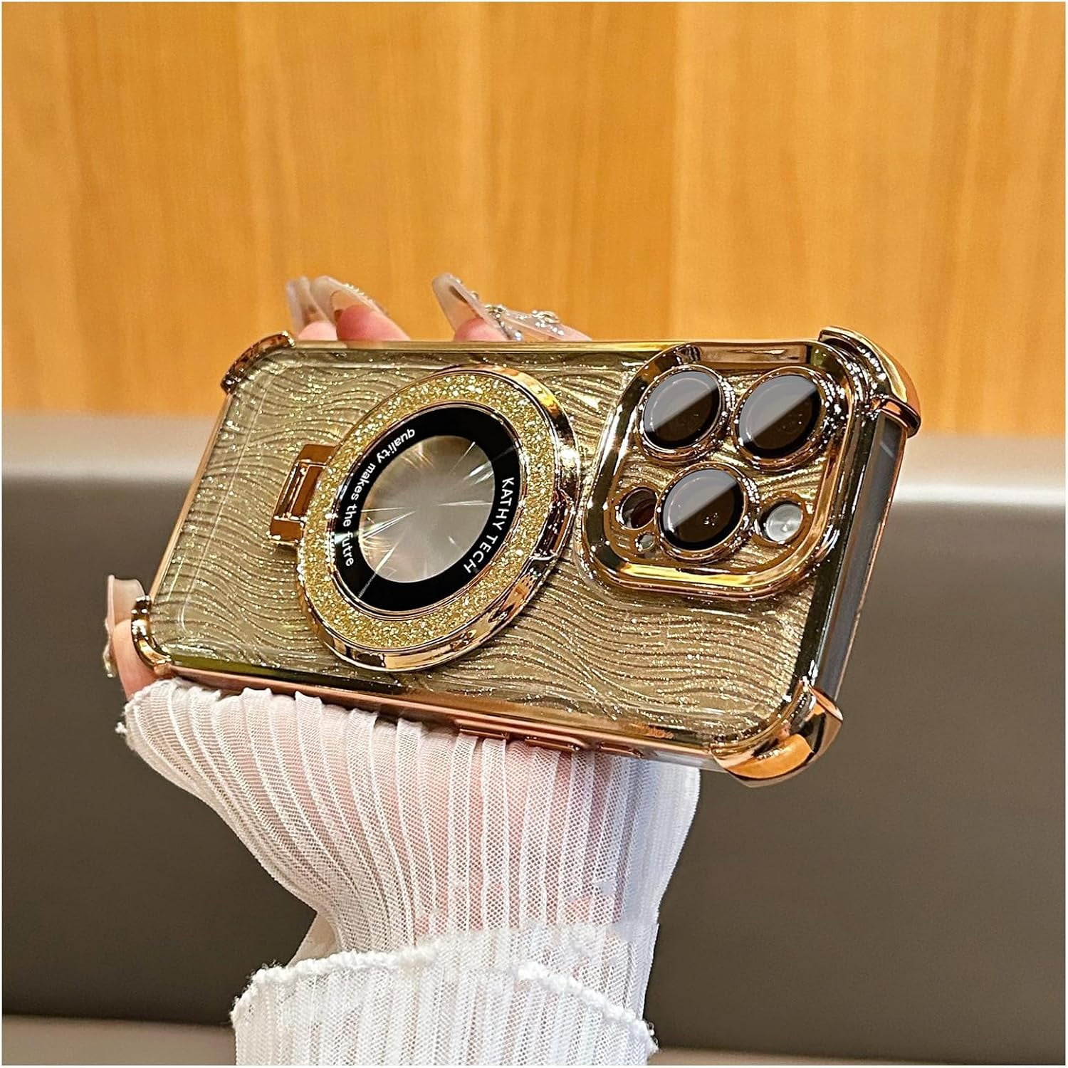 for iPhone Four Corners Airbag Drop Protection Magnetic Stand Case ...