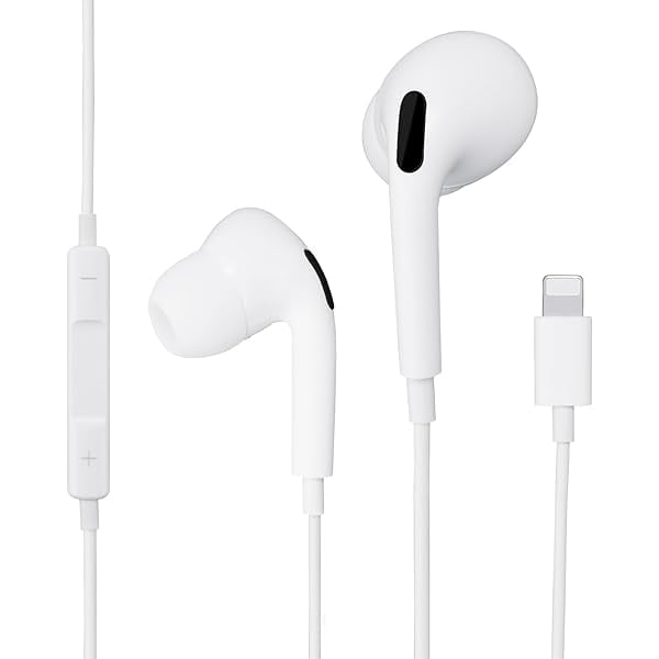 for iPhone Headphones Wired with Built-in Microphone and Volume Control ...