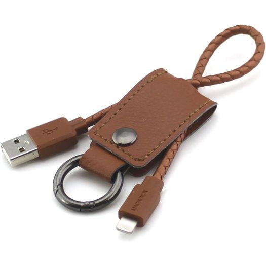 iPhone Keyring with USB / Lightning Charging Cable - Black - Walmart ...