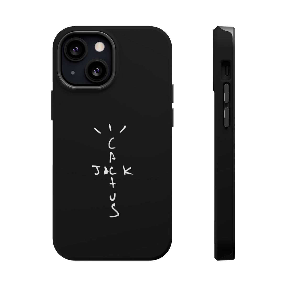 iPhone Magsafe Tough Case - Cactus Jack Black White Logo Hip Hop Travis ...