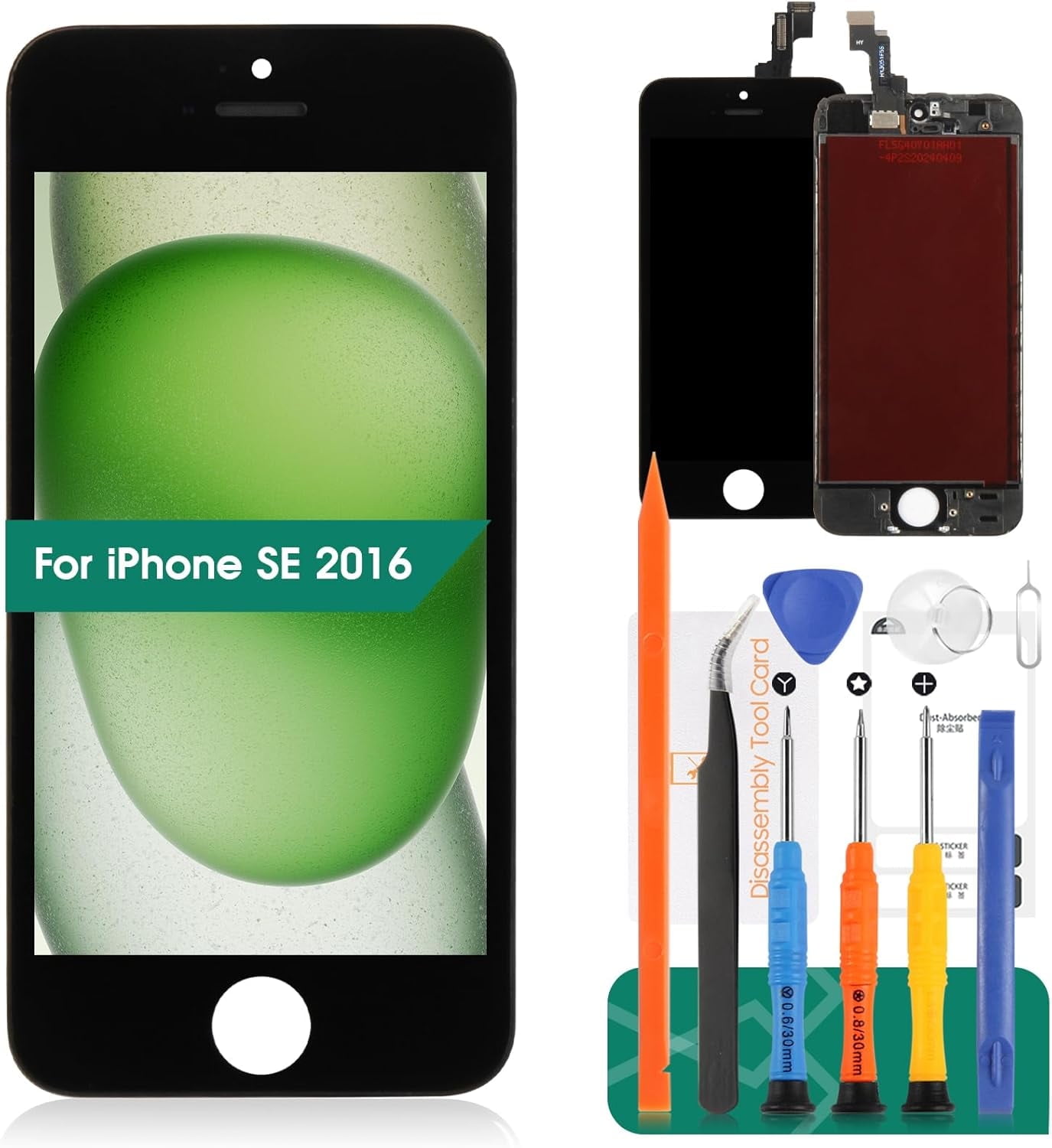 for iPhone SE 2016 Screen Replacement for iPhone SE A1662 LCD Digitizer ...