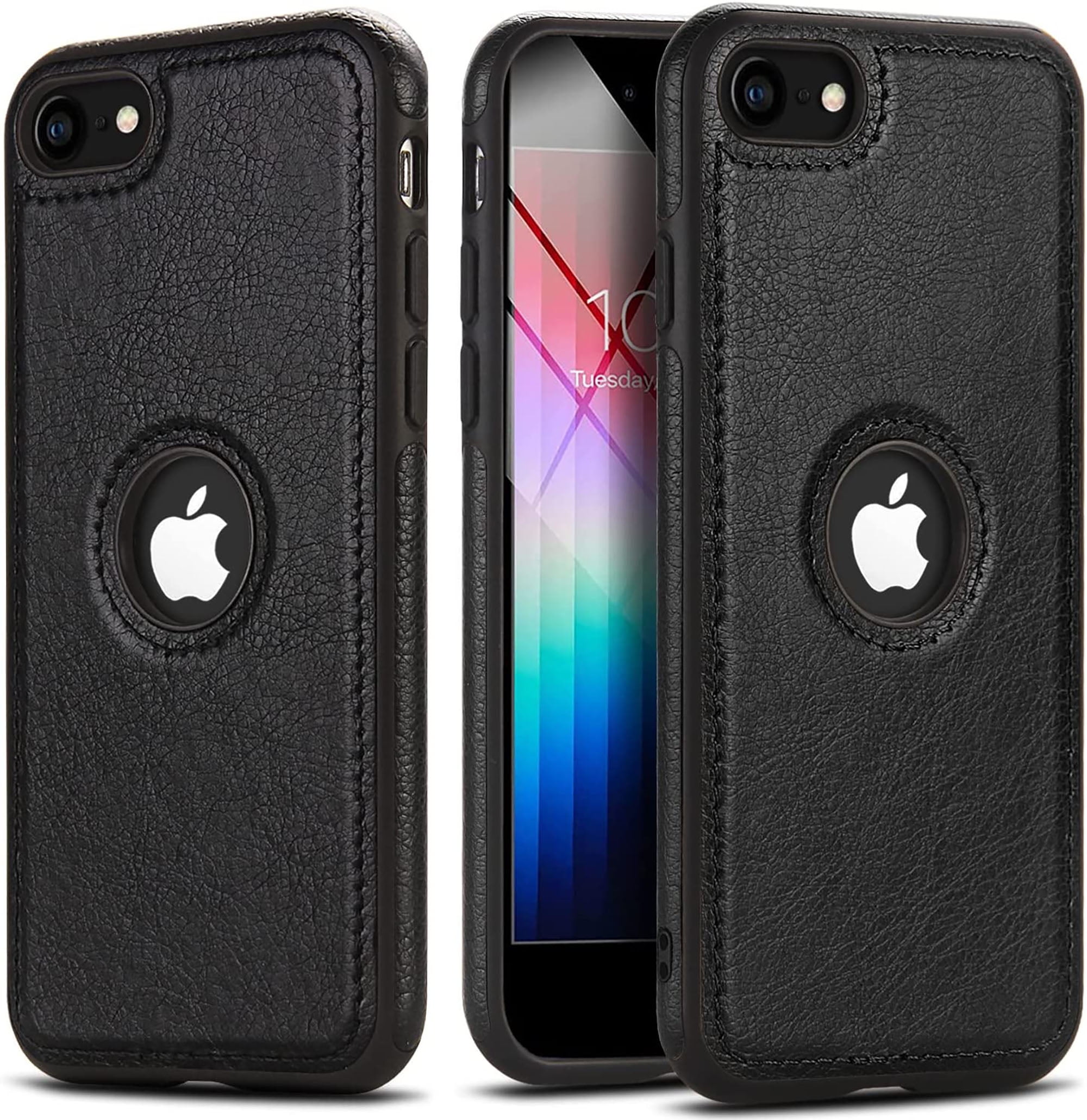 XG-Tech iPhone SE 2nd Gen 2020, 3rd Gen 2022 Case, Luxury Leather, Slim ...