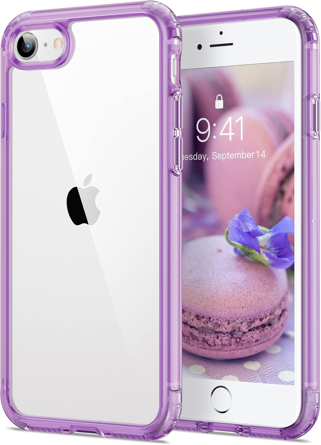 for iPhone SE 3rd Gen/2nd Gen/2022/2020/8/7 Case Clear [Anti-Yellowing ...