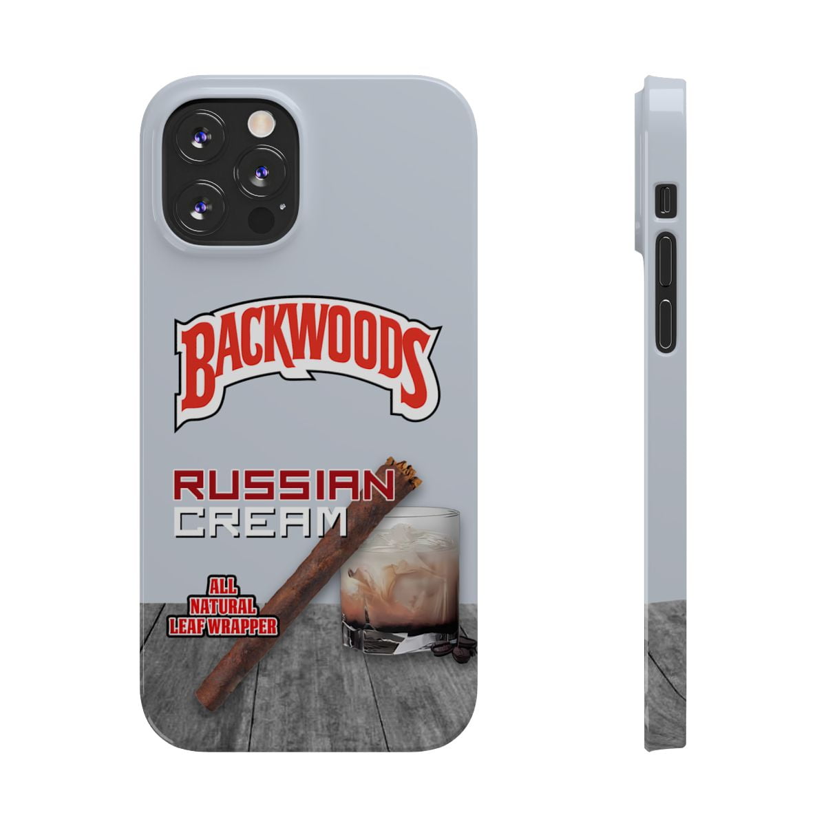 iPhone Slim Case Backwoods Russian Cream White Black Woods Vanilla ...