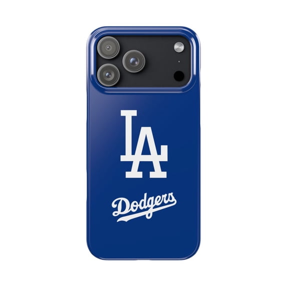 iPhone Slim Case Dodgers Logo Los Angeles American Baseball Blue ...