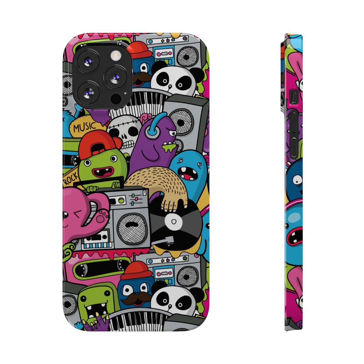 iPhone Slim Case - Domo Monsters Cute Cartoon Panda Cartoon Japanese ...