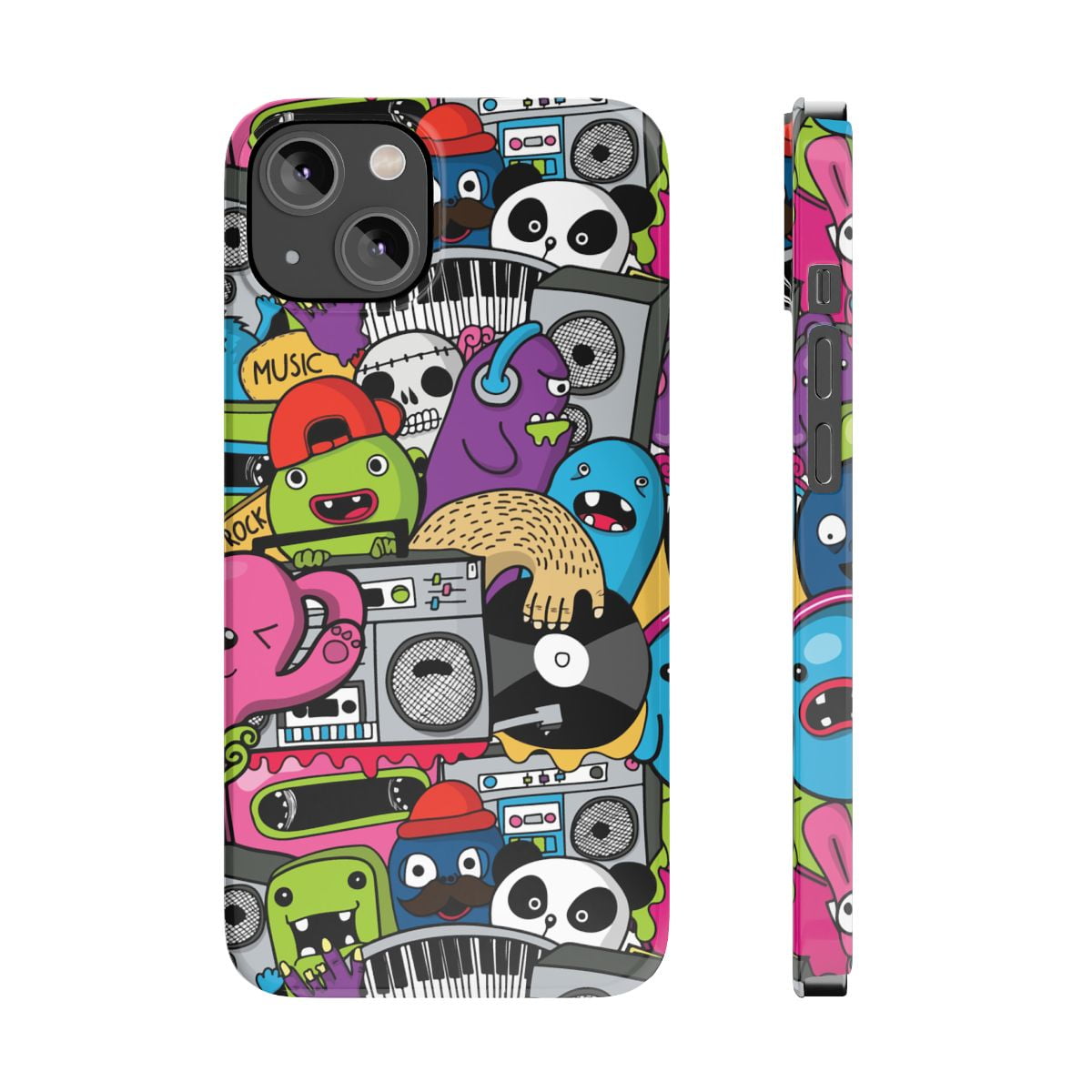 iPhone Slim Case - Domo Monsters Cute Cartoon Panda Cartoon Japanese ...