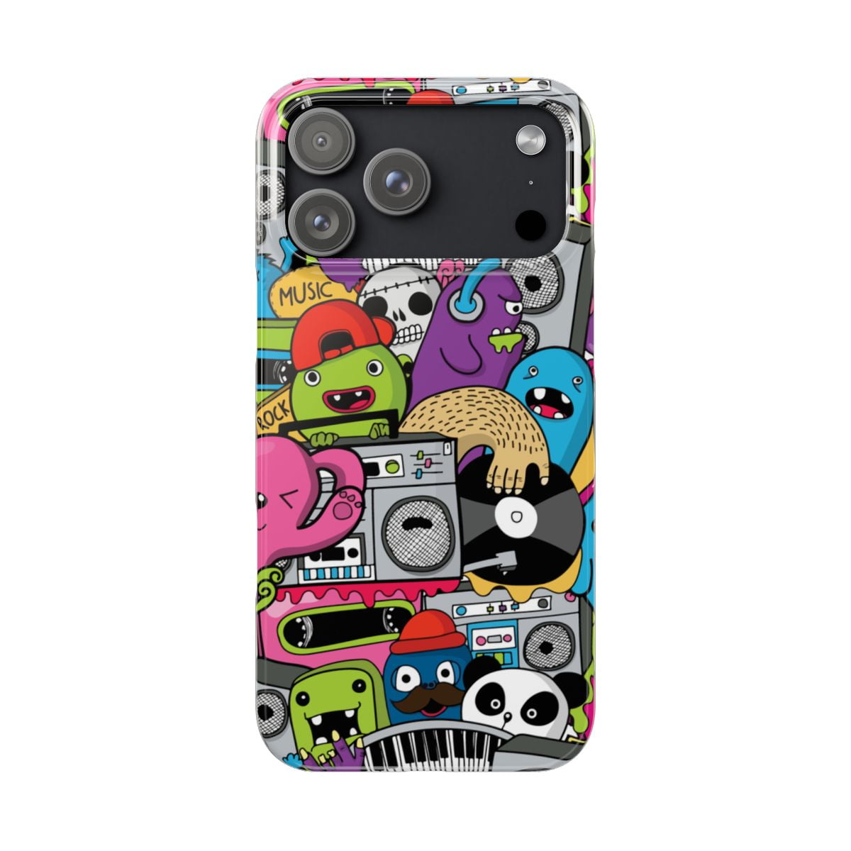 iPhone Slim Case - Domo Monsters Cute Cartoon Panda Cartoon Japanese ...
