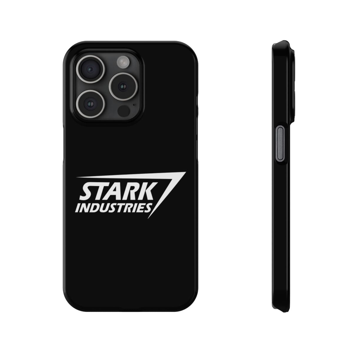 iPhone Slim Case Stark Industries "Iron" Man Superhero Black Logo Gift - iPhone 15 Pro - Walmart.com