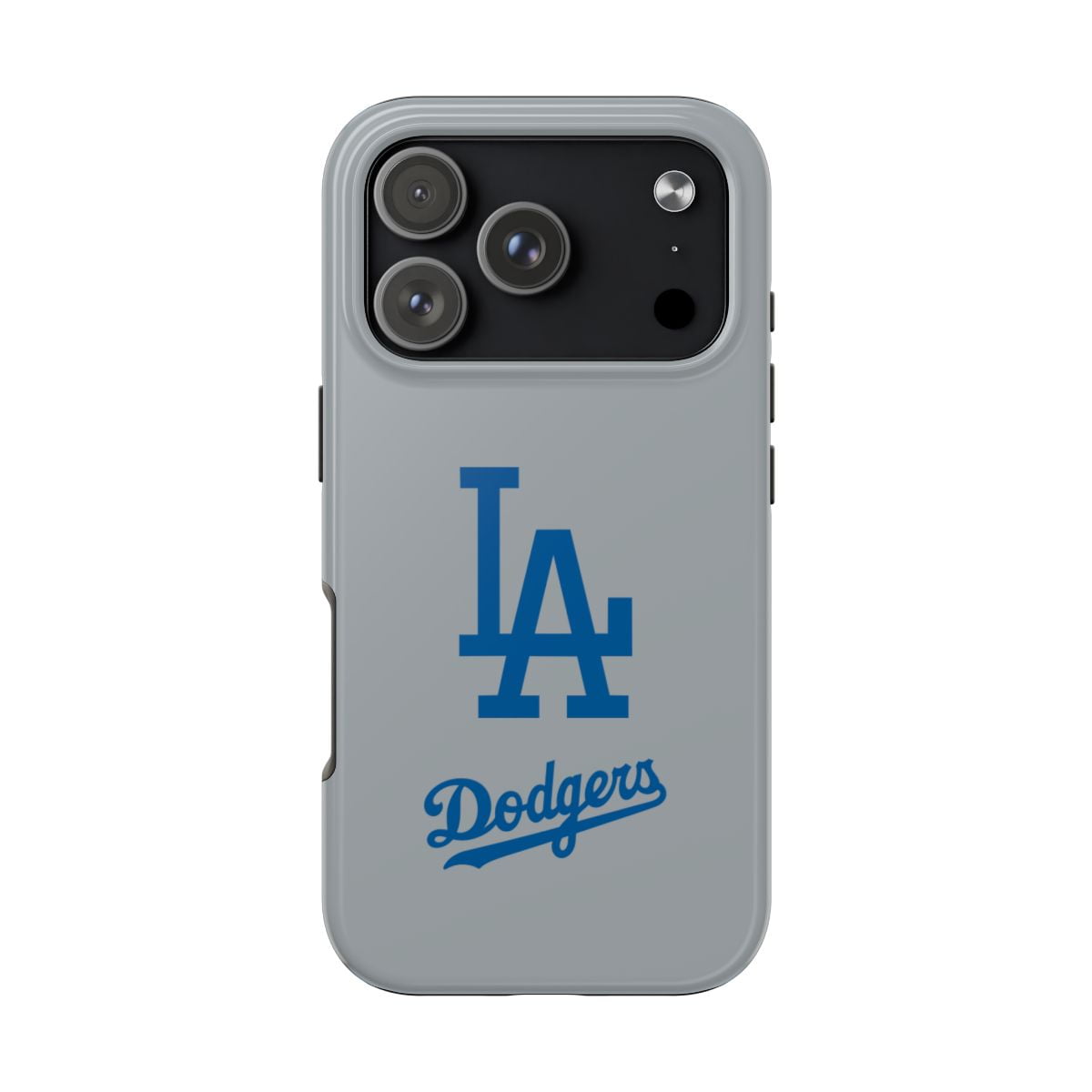 iPhone Tough Case - Dodgers Logo Los Angeles American Baseball Silver ...