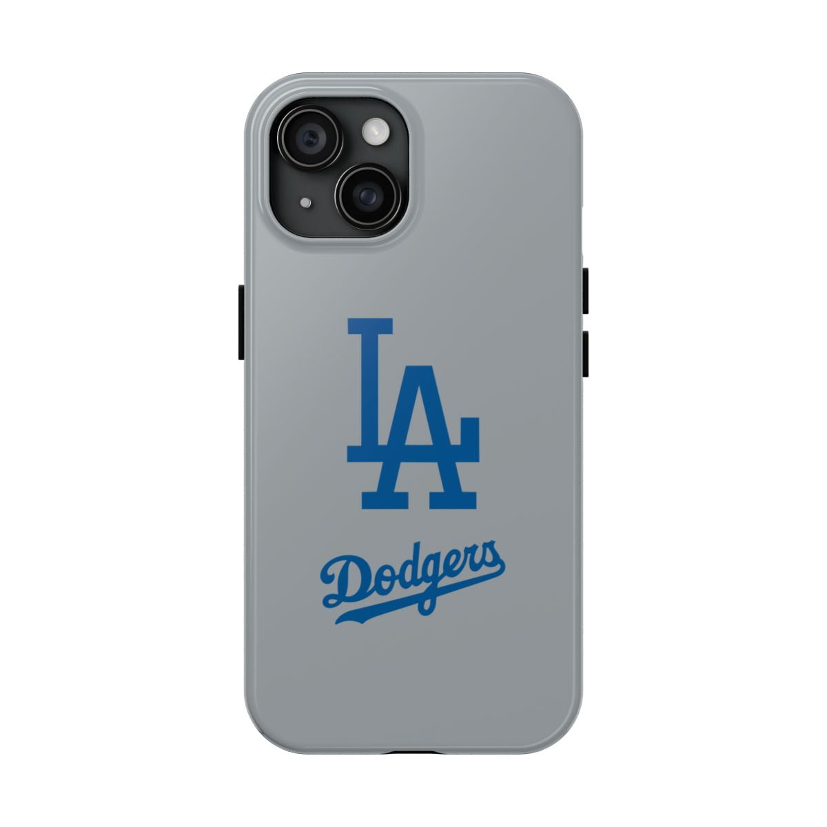 iPhone Tough Case - Dodgers Logo Los Angeles American Baseball Silver ...