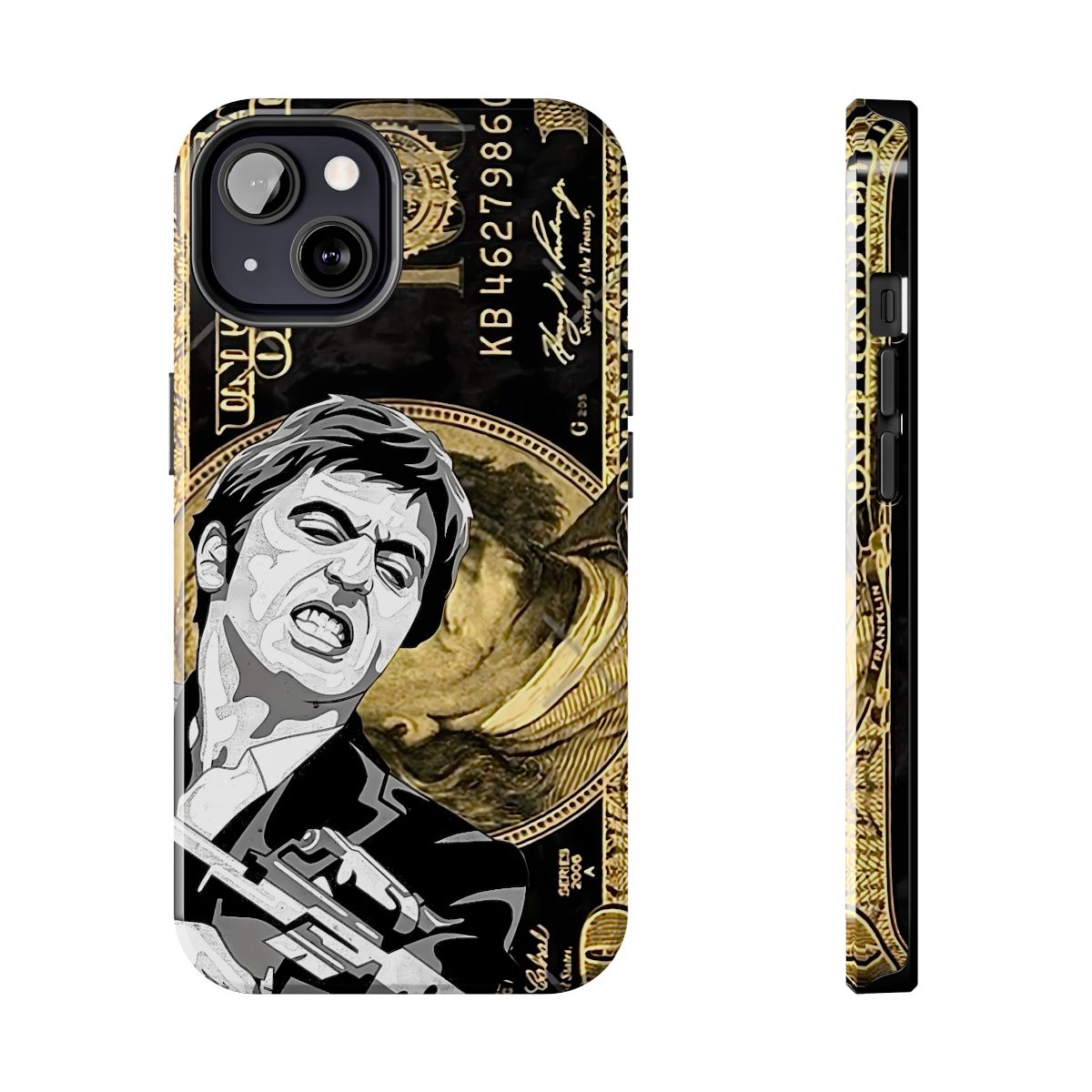iPhone Tough Case Scarface Dollar Gold Gangster Retro Vintage Crime ...