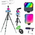 for iPhone Vlogging kit,Vlogging kit for Android Phone,with RGB ...