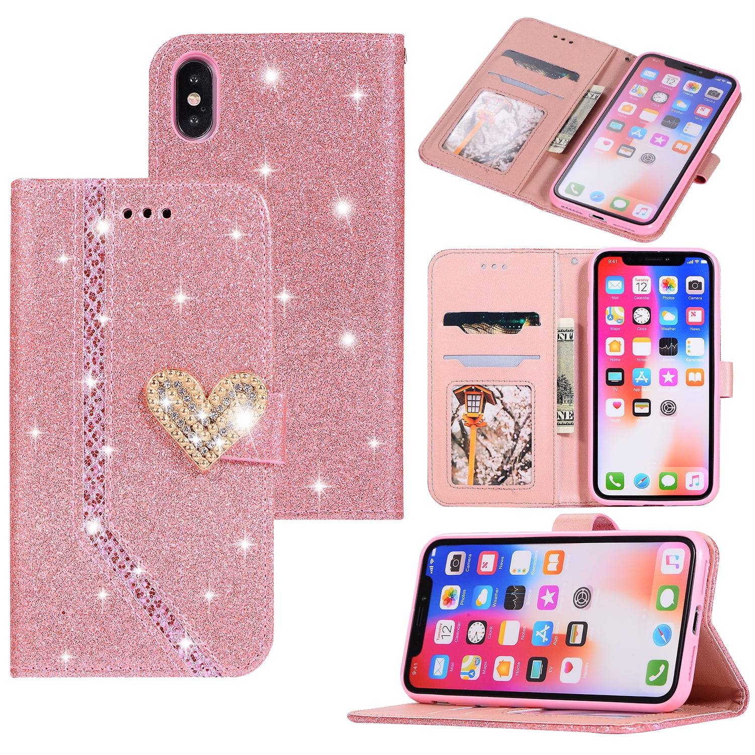 Flip Cases Iphone X Pink