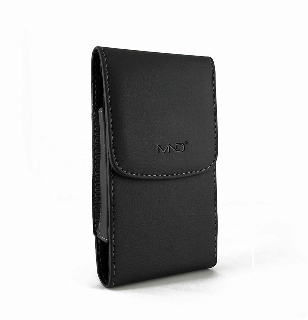 iPhone X Pouch, Vertical Leather Case Belt Clip Pouch Holster Sleeve ...
