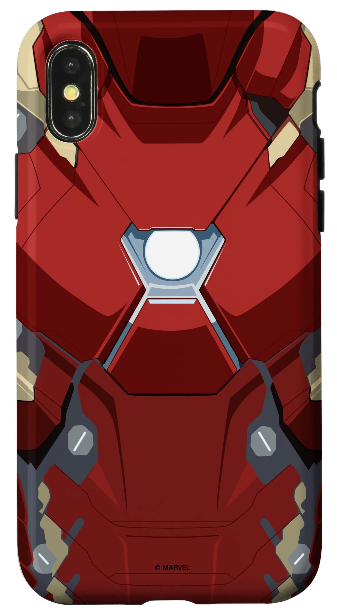 iPhone X/XS Marvel Iron Man Tony Stark Armor Case - Walmart.com