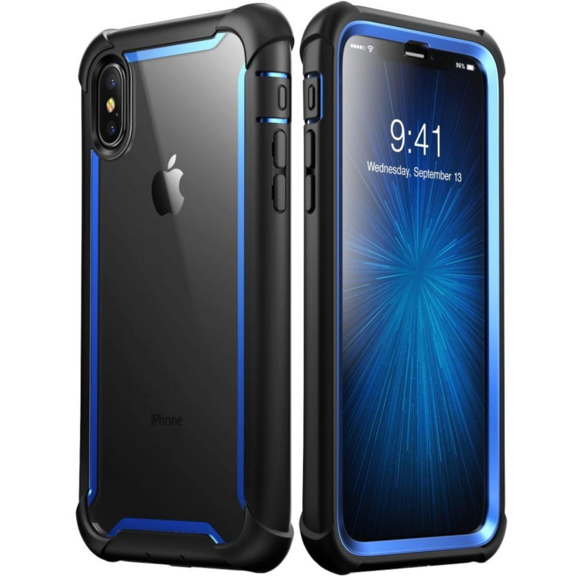 iPhone X case, i-Blason [Ares] Full-body Rugged Clear Bumper Case with ...