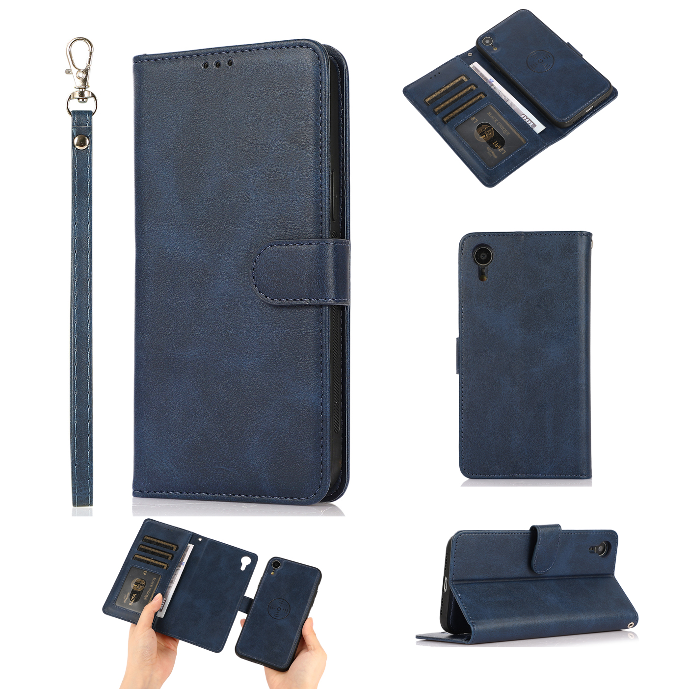 iPhone XR Case with Card Slots, Allytech Detachable Case Support ...