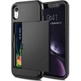for iPhone XR Case Hybrid iPhone XR Wallet Case Card Holder Heavy Duty ...