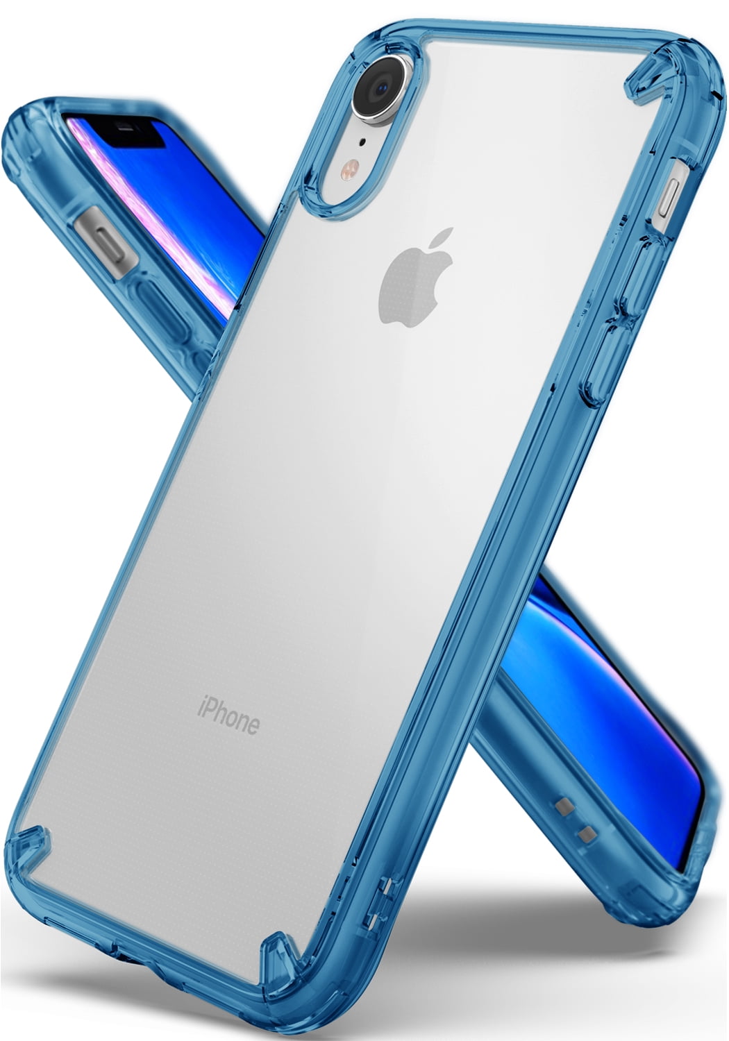 iPhone XR Case, Ringke [Fusion] Clear PC Back Cover [Anti Cling Dot ...