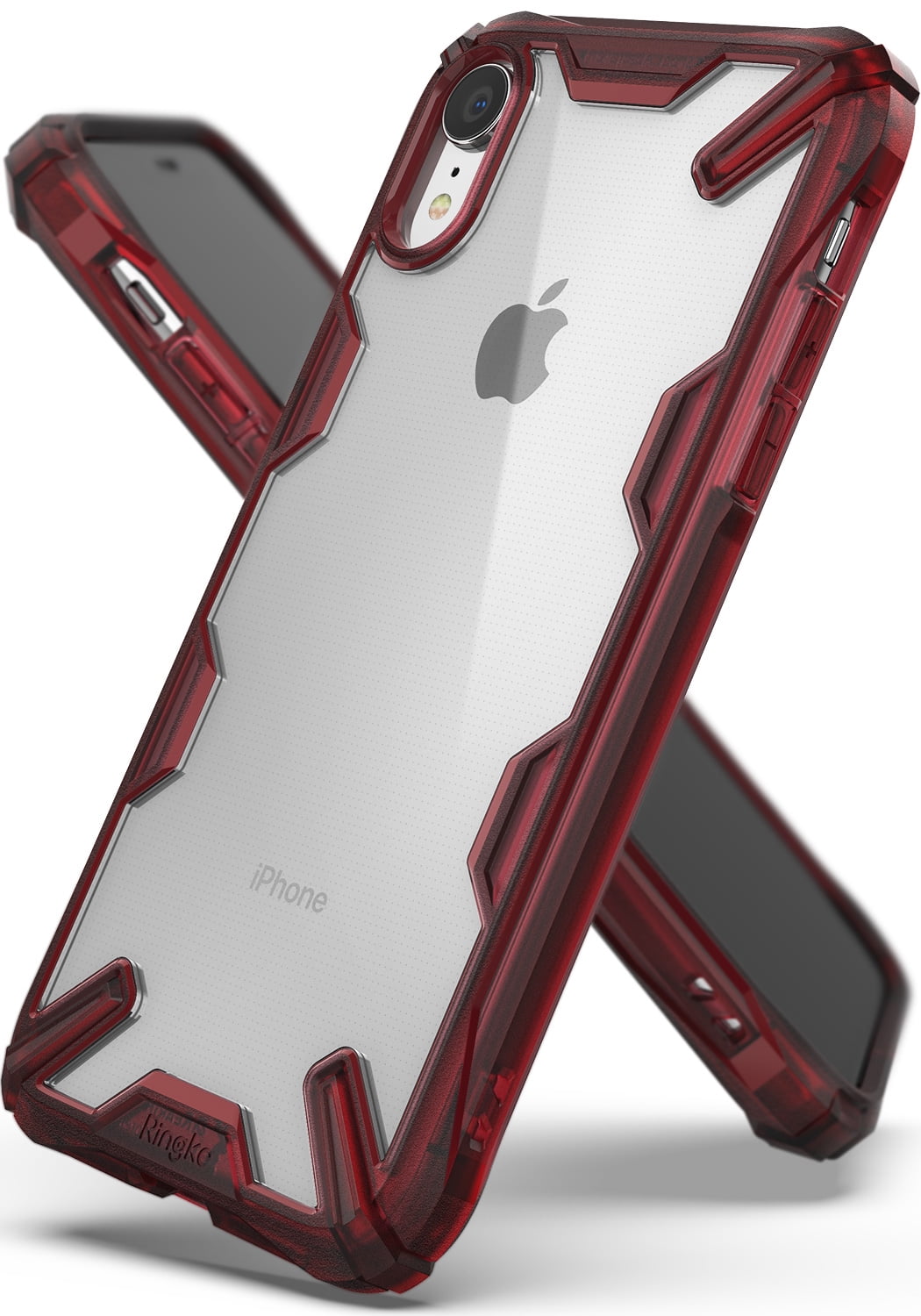 iPhone XR Case, Ringke [Fusion-X] Ergonomic Transparent Cover Hard PC ...