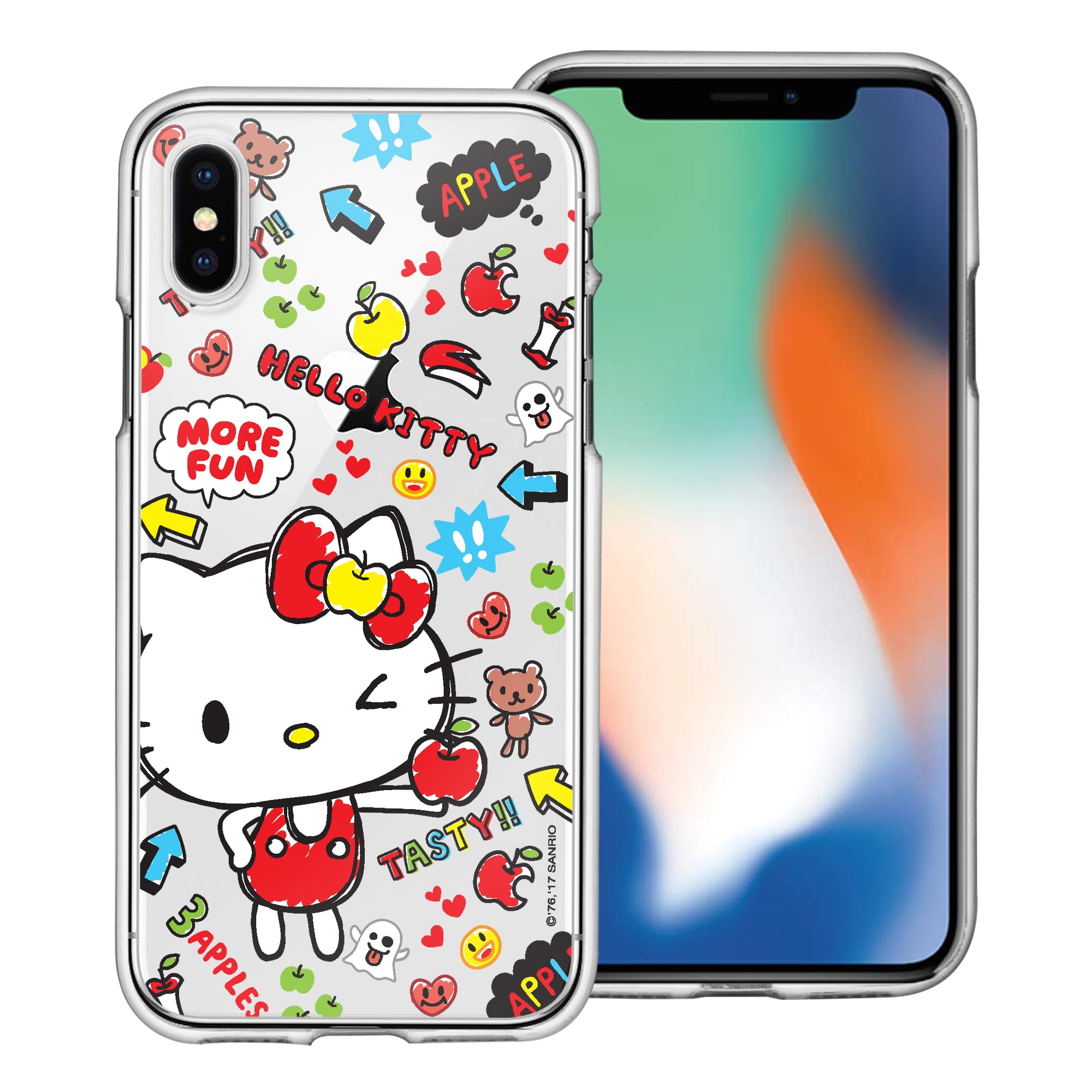 iPhone XR Case Sanrio Clear TPU Soft Jelly Cover - Fun Hello Kitty ...