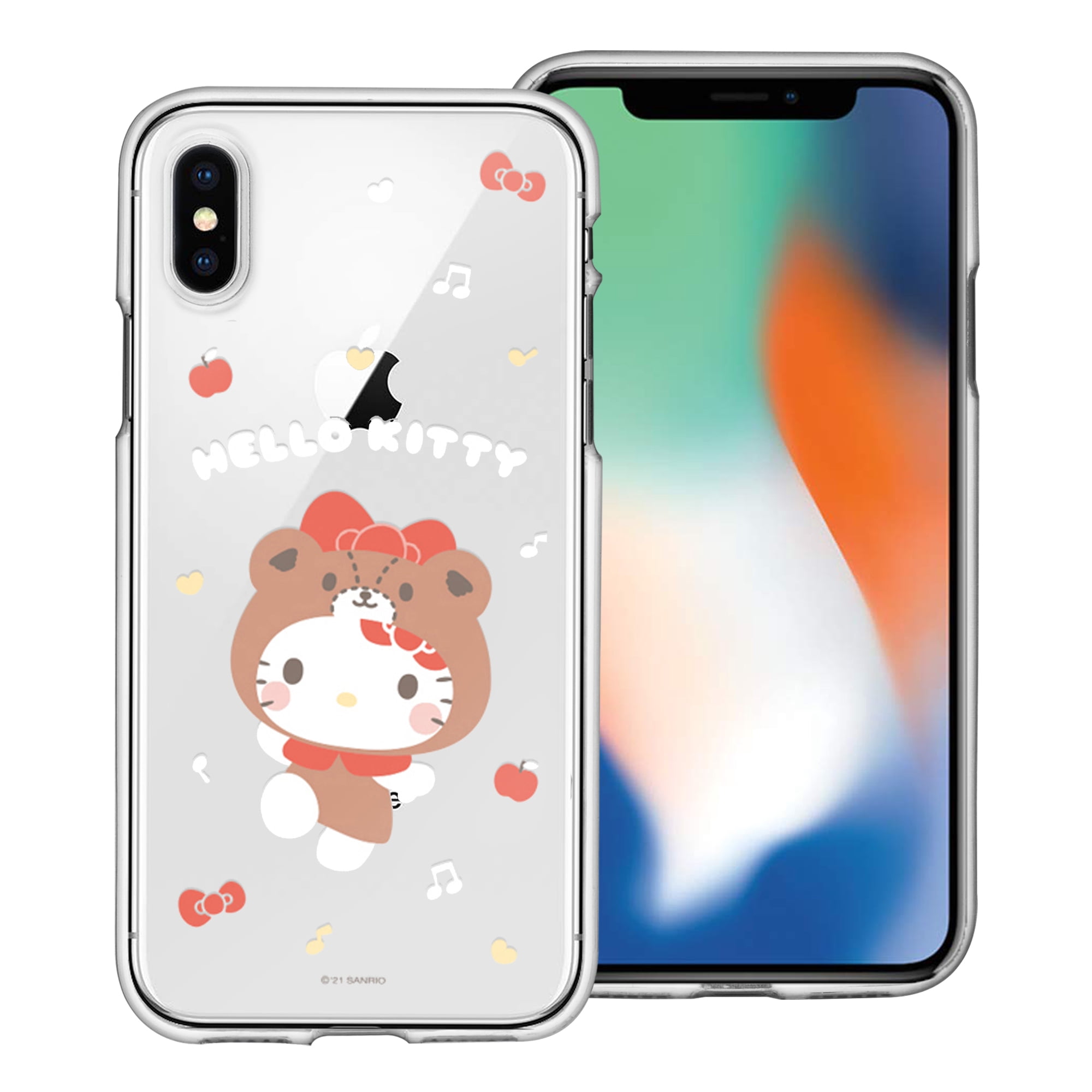 iPhone XR Case Sanrio Cute Clear Soft Jelly Cover - Costume Hello Kitty ...