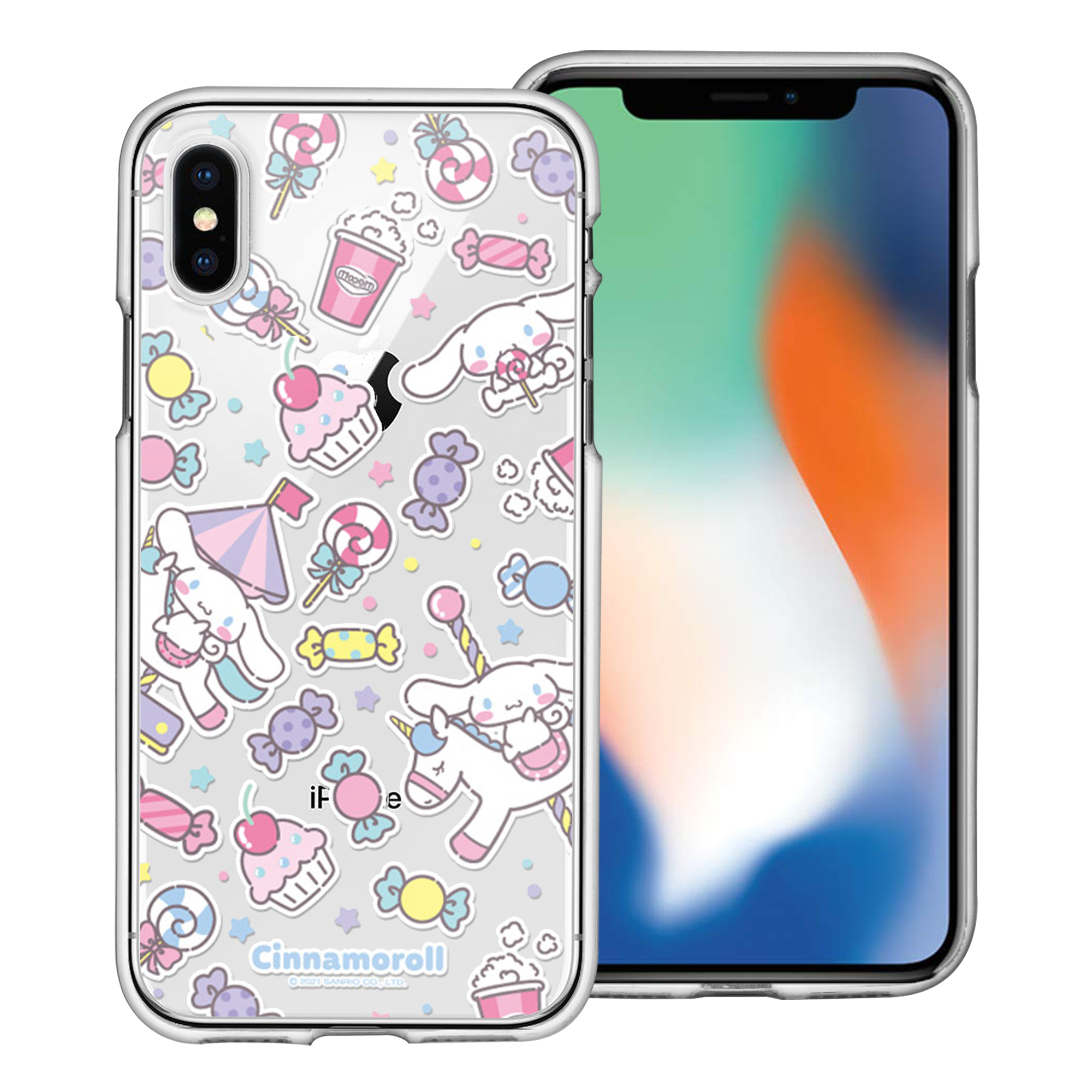 iPhone XR Case Sanrio Cute Clear Soft Jelly Cover - Park Cinnamoroll ...