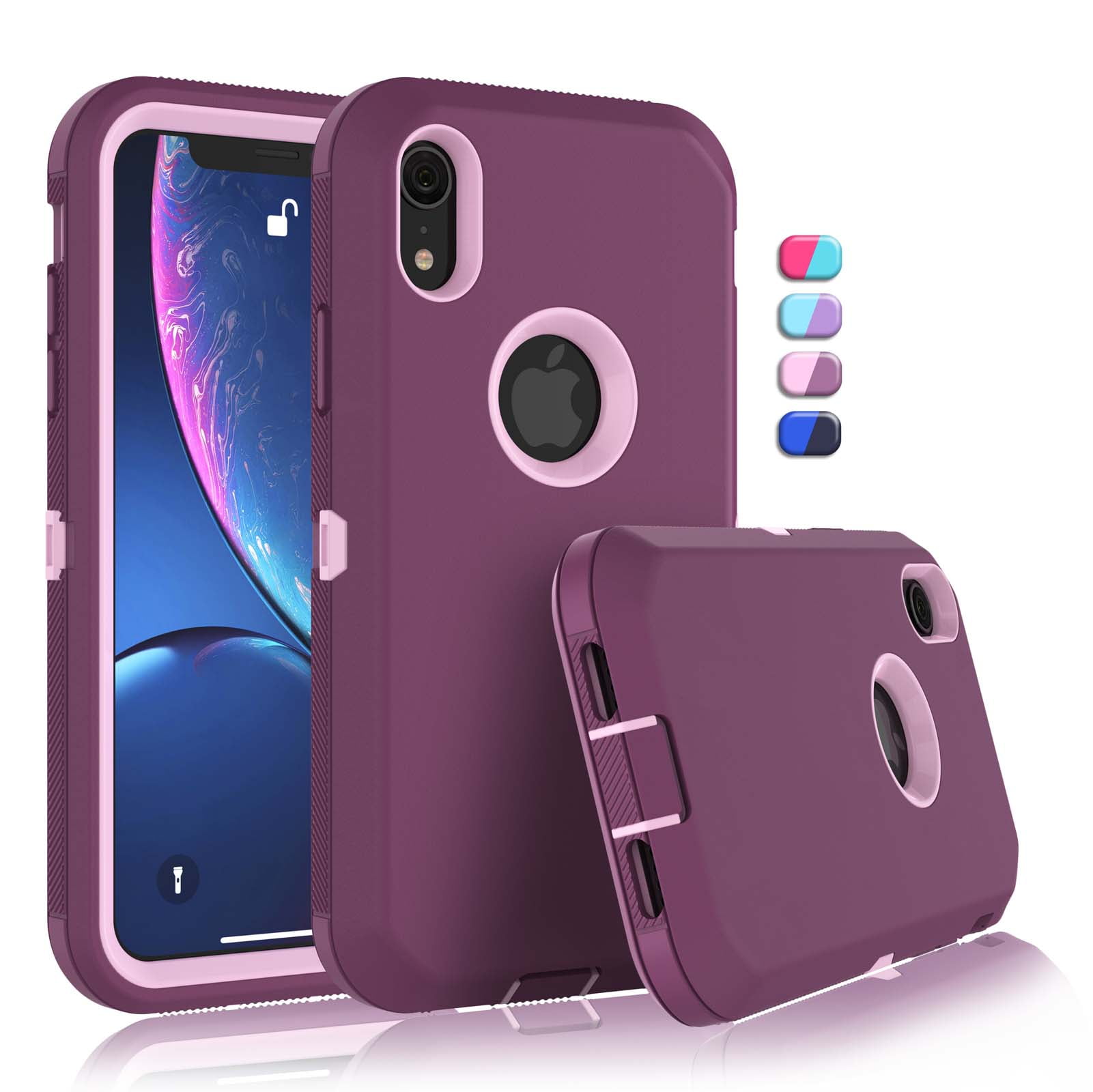 iPhone XR Cases, Sturdy Phone Case for iPhone XR 6.1", Tekcoo Full-Body ...