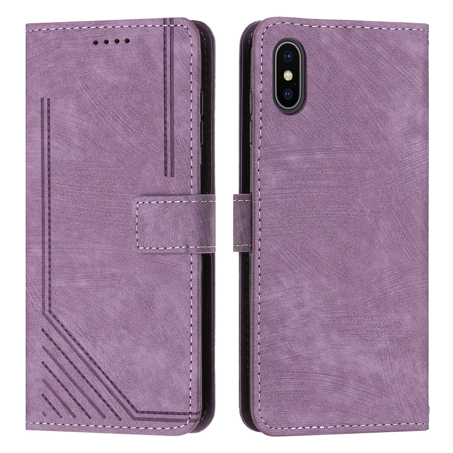 iPhone XS MAX Case ,Wallet Magnetic Shockproof Scratch Proof Flip ...
