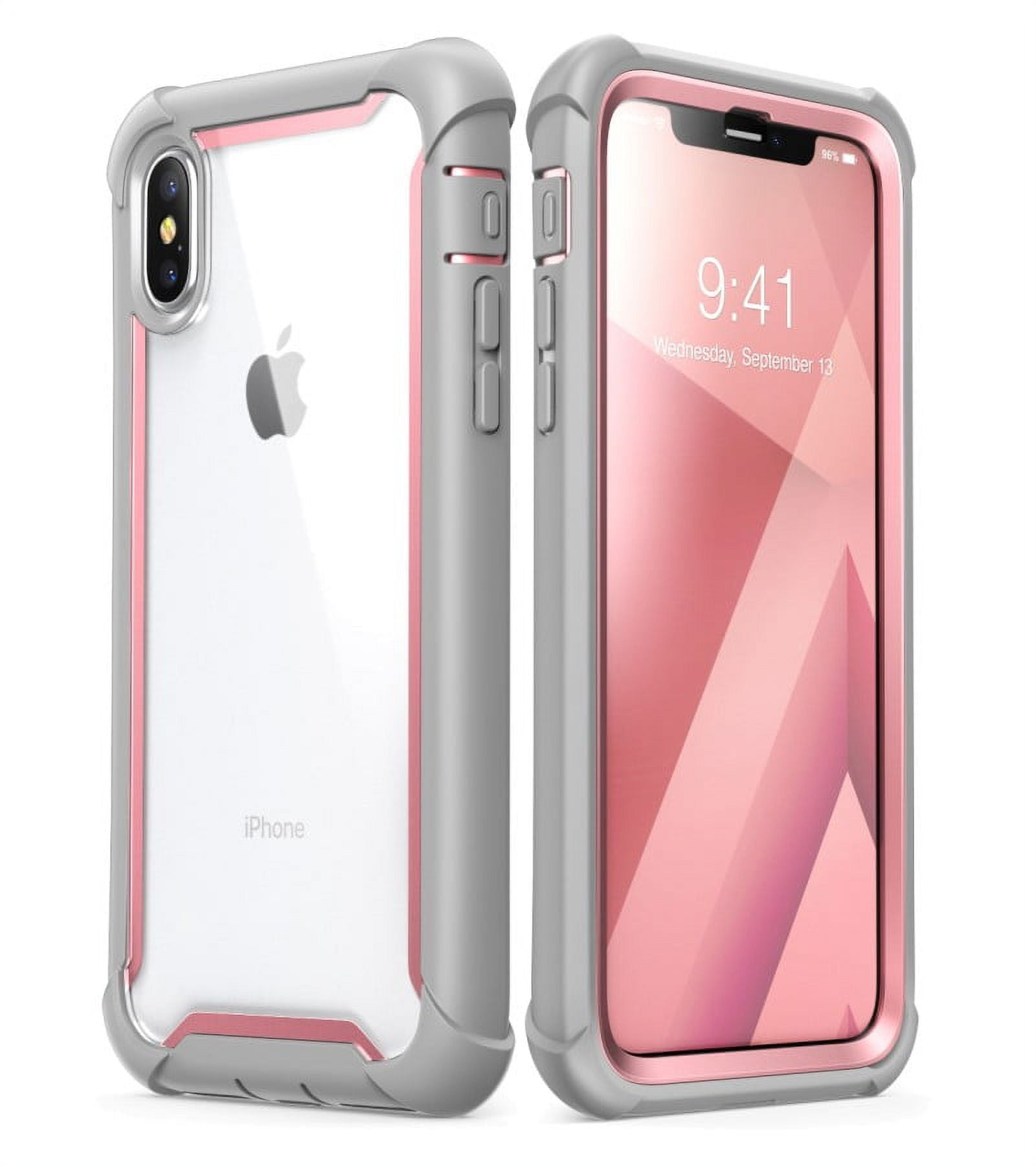 iPhone XS Max Case, i-Blason [Ares] Full-body Rugged Clear Bumper Case ...