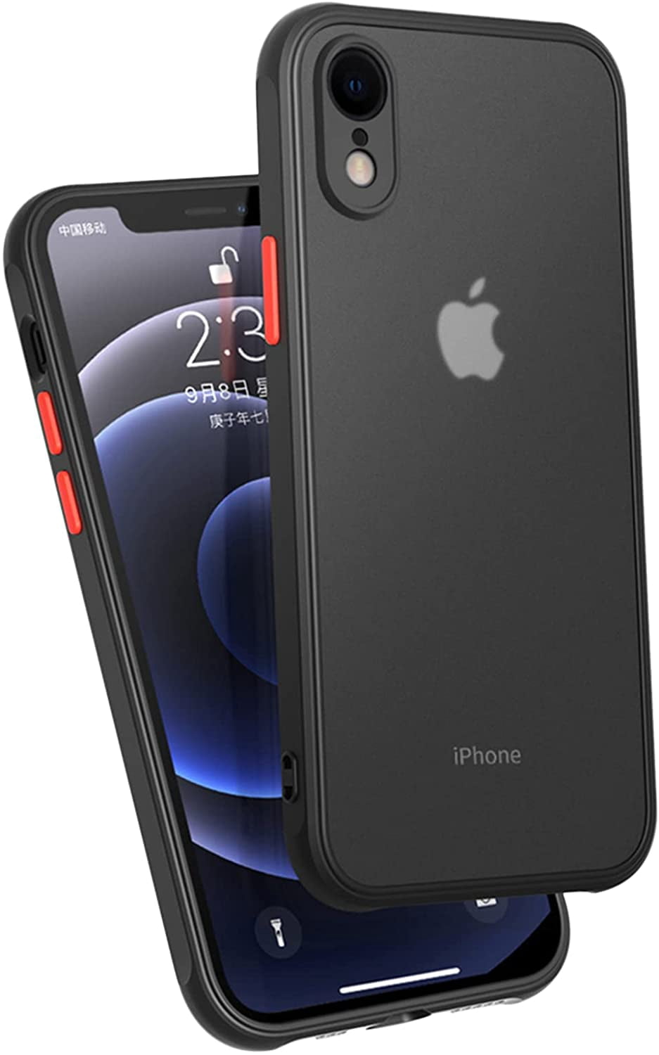 iPhone Xr Case with Camera Lens Protector, Shockproof Full Body Covered ...