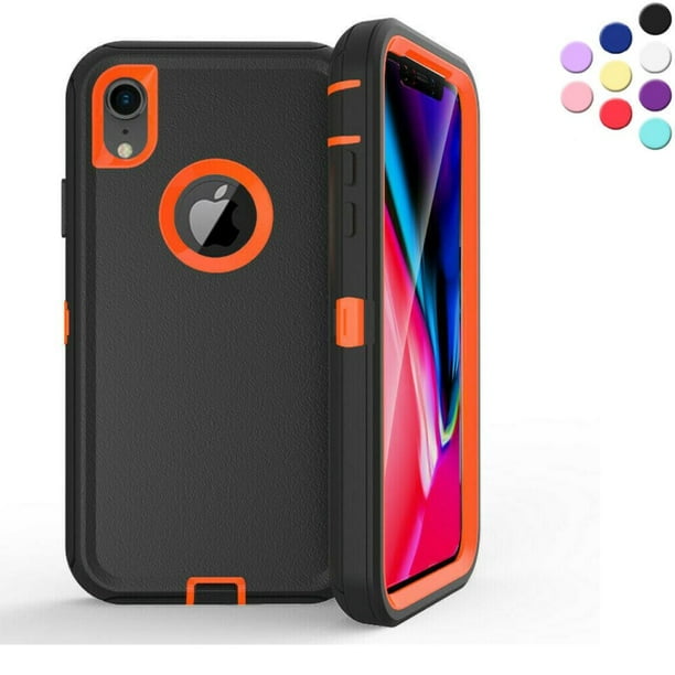 iPhone Xr Heavy Duty Case {Shock Proof Case with 3 Layer Rubber ...