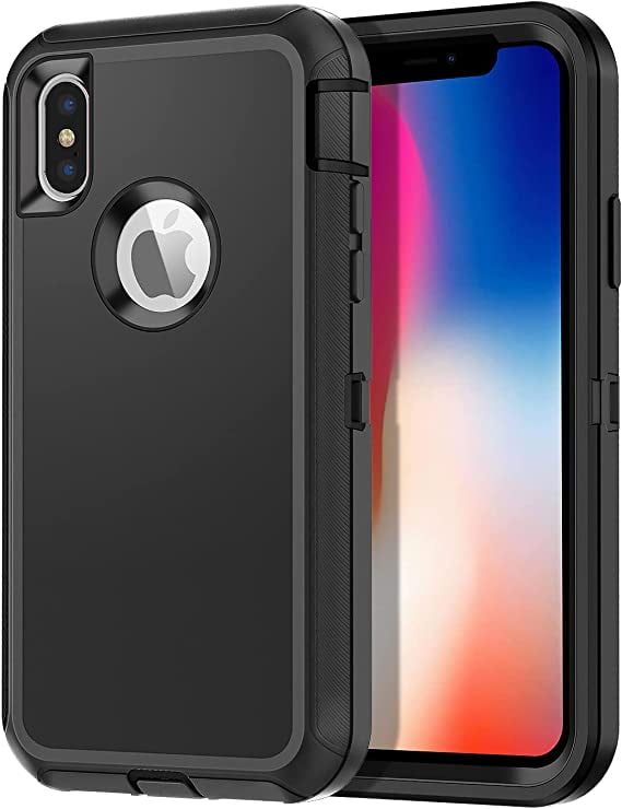 iPhone Xs Heavy Duty Case {Shock Proof-Shatter Resistant -3 Layer ...